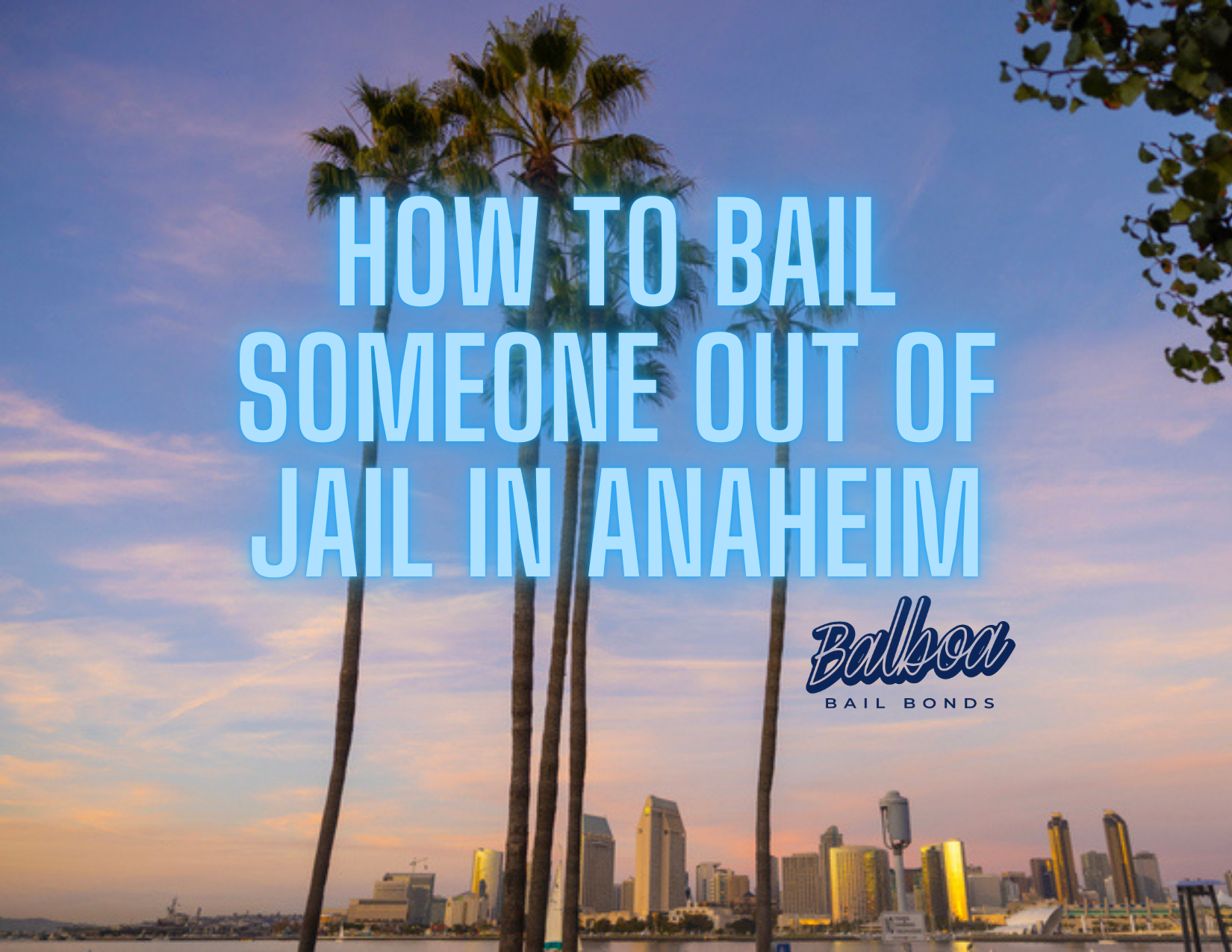 How to Bail Someone Out of Jail in Anaheim | San Diego Bail Bonds Blog